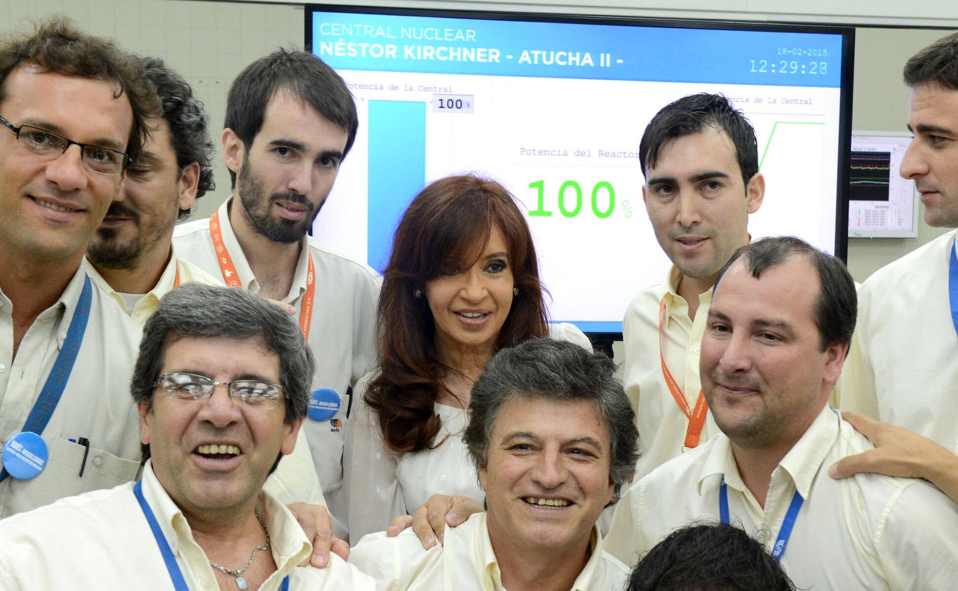 Puesta en funcionamiento al 100% de la central nuclear Néstor Kirchner ...