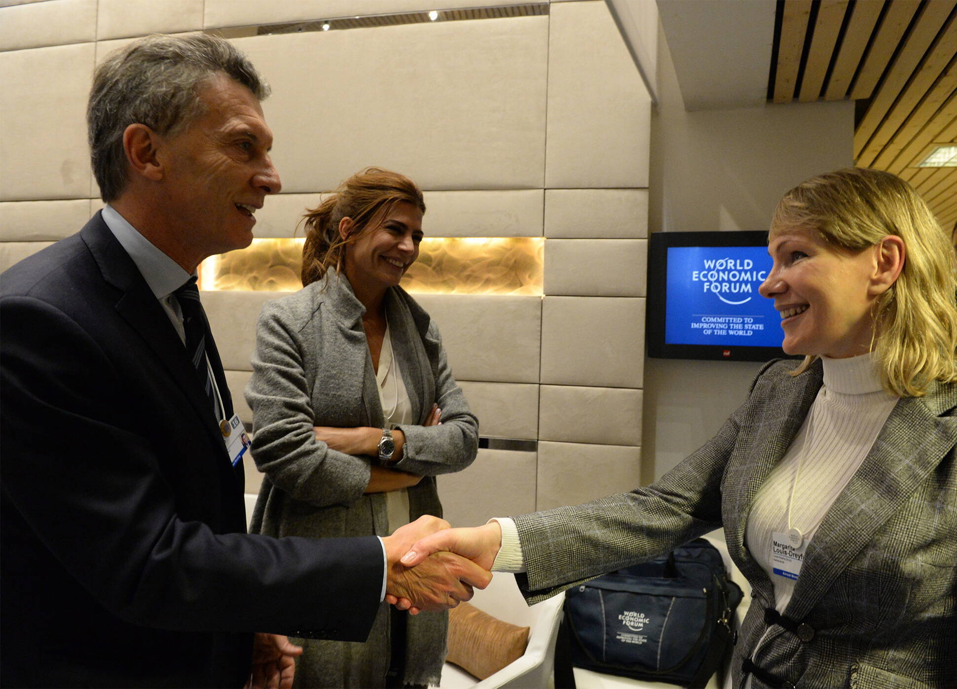 Maurició Macri se reunió con la presidenta de Louis Dreyfus Holding