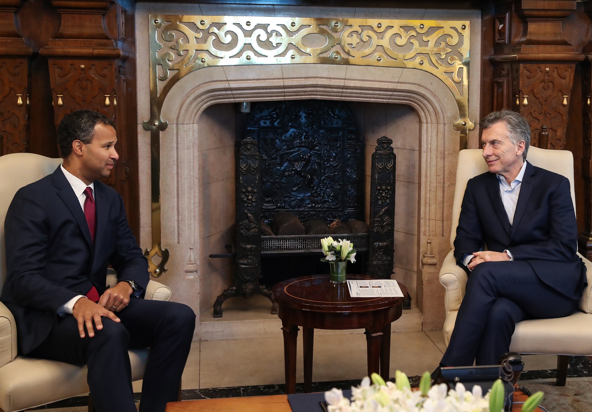 El presidente Macri recibió al titular de la empresa Boeing, Marc Allen